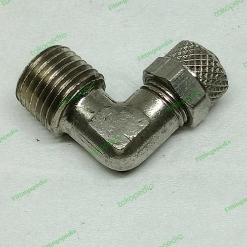 Jual Fitting Male Elbow Connector Model Festo OD 6mm X 1/4"BSP Nickel - Jakarta Barat ...