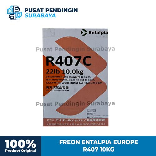 Jual FREON R407 ENTALPIA 10KG - FREON ENTALPIA R407 10KG- FREON LENGKAP ...