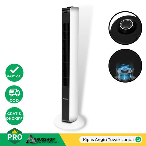 Jual Tower Fan Pedestal Kipas Angin Lantai Berdiri Mechanical/Kris/40w - Kota Surabaya ...