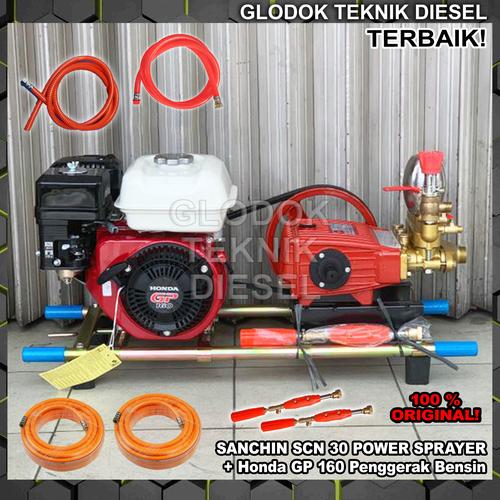 Jual Sanchin Mesin Power Sprayer SCN 30 + Honda Engine Bensin SCN30 ...