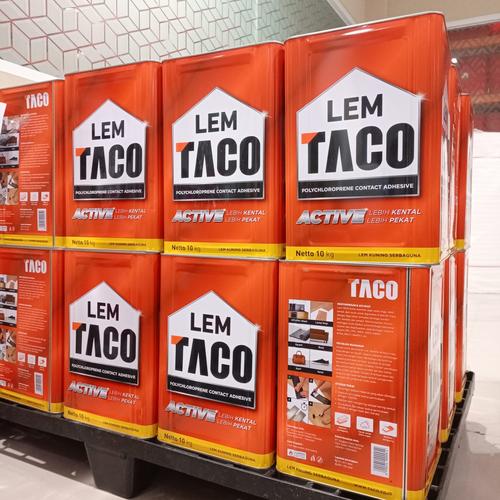 Jual TACO LEM KUNING ACTIVE / LEM KUNING SERBAGUNA / LEM KUNING TACO ...