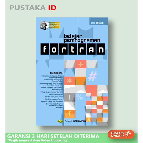 Jual Buku Belajar Pemrograman Fortran - Kota Tangerang - Pustaka ID ...