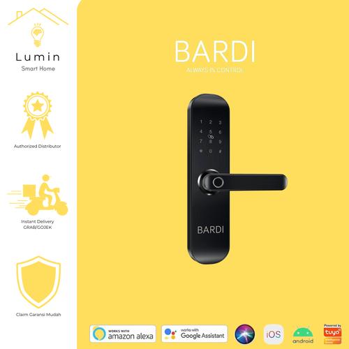 Jual Bardi Smart Home Door Lock Handle RFID Fingerprint Waterproof IP54 ...
