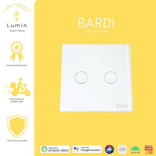 Promo Bardi Smart WiFi Touch Wallswitch - EU 2 Gang - Putih - wall ...
