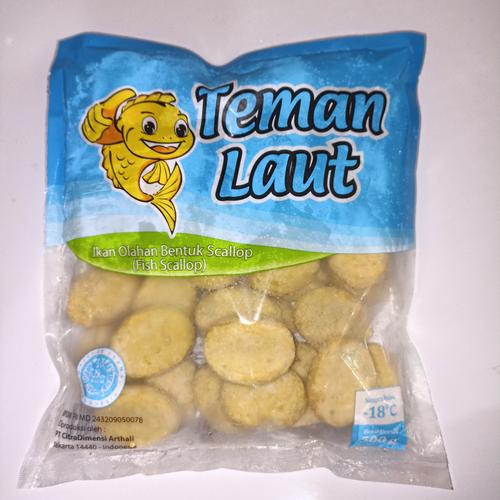 Jual Teman Laut Ikan olahan bentuk Scallop (fish Scallop) 500gr - Kab ...
