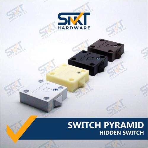 Jual Saklar lampu lemari pintu geser piramid / hidden switch pyramid ...