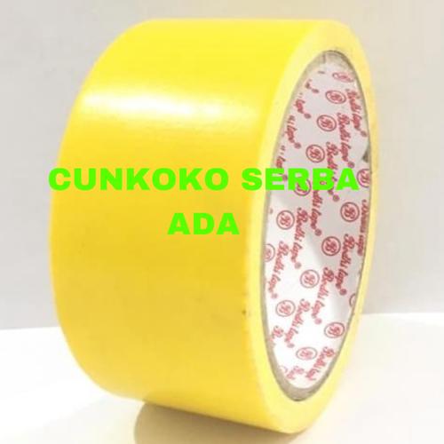 Jual LAKBAN KAIN WARNA KUNING / CLOTH TAPE BODHI TAPE 2"INCH 45 X 12 ...