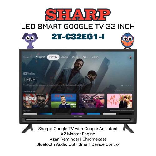 Jual SHARP AQUOS LED 32 inch 2T-C32BG1i 2TC32BG1i Android Smart TV NEW ...