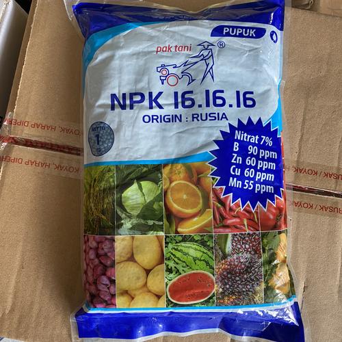 Jual Pupuk NPK 16-16-16 Pak Tani Saprotan Utama Mutiara kemasan asli 1kg - Kota Medan - Agung ...