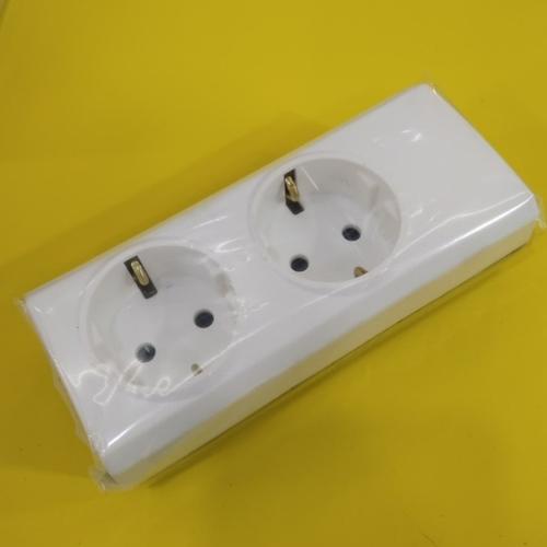 Jual Broco / stop kontak 2 Lubang / Terminal 2 Lubang /colokan 2 lubang ...