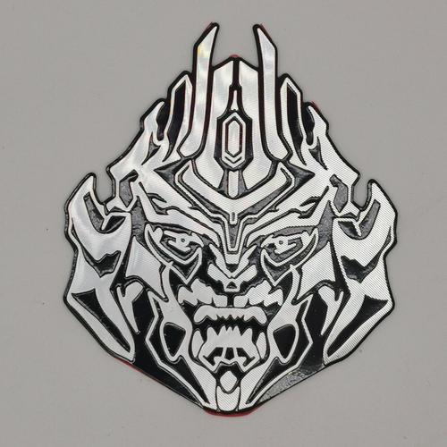 Jual emblem transformer / transformers autobot megatron face ukuran ...