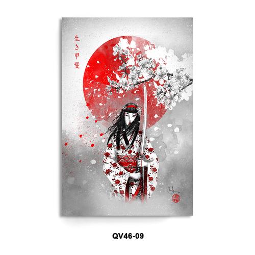 Jual Walldecor hiasan dinding Lukisan Japan abstrak poster kayu ...
