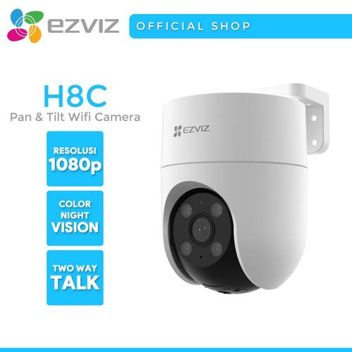 Jual EZVIZ H8C 1080P WIFI PAN TILT COLOR NIGHT VISION OUTDOOR IP CAMERA ...