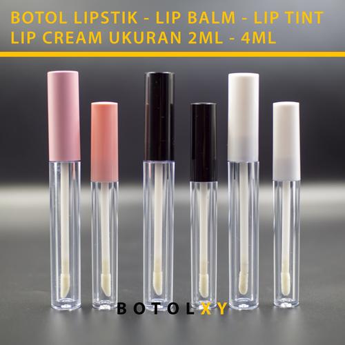 Jual Botol Lipgloss Lip Tint Acrilyc Kuas Bibir 2ml 4ml Lipstik Lip ...