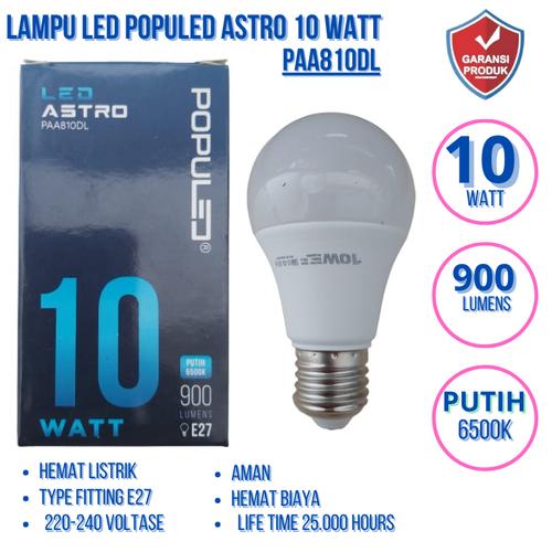 Jual Lampu Led POPULED ASTRO 10 Watt PAA810DL Harga Ekonomis Kualitas ...