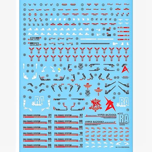 Jual RG NU GUNDAM WATER DECAL DELPI DECAL - Jakarta Pusat - Tokyo Beat ...