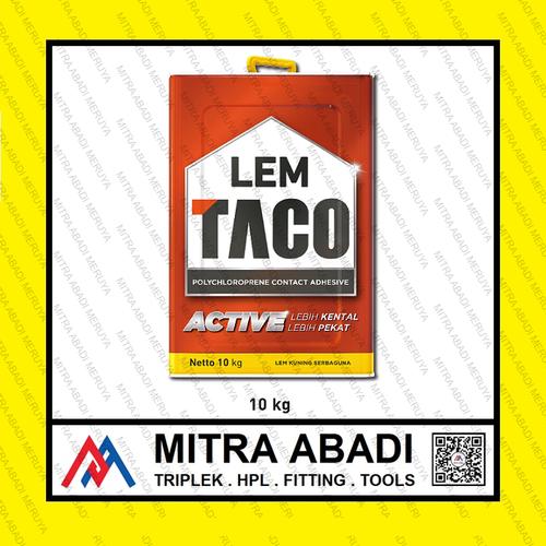 Jual Lem TACO Blek 10kg Kuning Fox HPL PVC Sheet Vinyl Lantai Superbond ...