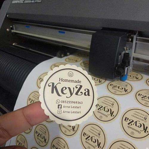 Jual Cetak Sticker Label Produk Makanan | Minuman | Snack | Brand ...