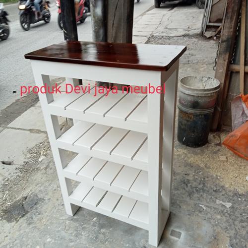 Jual rak sepatu kayu 4 susun minimalis - Kota Tangerang - UD. DEVI JAYA ...