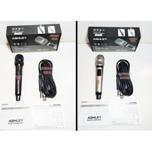 Jual Mic Kabel ASHLEY DM VOICE / DM-VOICE / DMVOICE ORIGINAL - Hitam ...