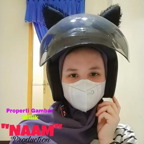 Jual Kuping Kucing Helm, Kuping Kucing, Kuping Helm - Hitam - Kab ...