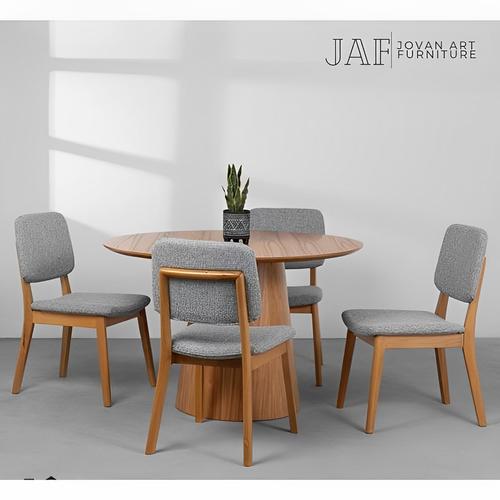 Jual Set Meja Makan Kayu Jati Minimalis 4 Kursi - Jovan Art Furniture - Kab. Jepara - Jovan Art ...