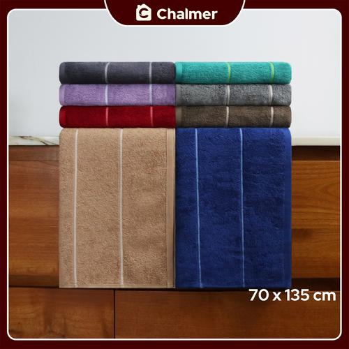 Promo Handuk Mandi Dewasa Chalmer 70 x 135 cm Handuk Motif Stripe ...