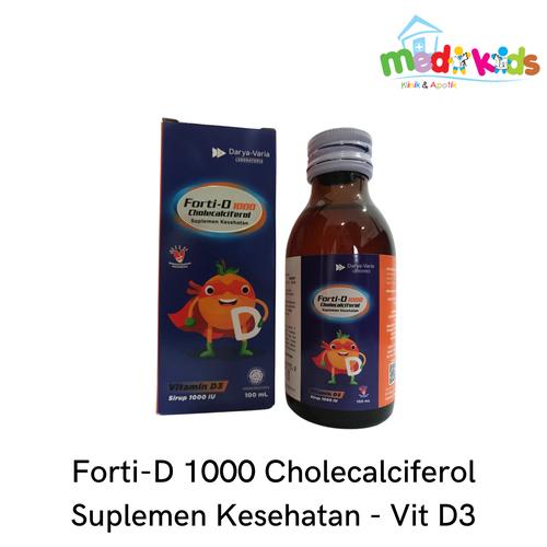Jual Forti-D 1000 Cholecalciferol - Vitamin D3 Sirup 100 ml - Jakarta ...