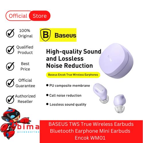 Promo BASEUS TWS True Wireless Earbuds Bluetooth Mini Earphone Headset ...