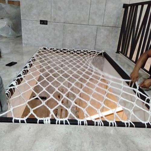 Jual jaring nilon 10cm. nilon 10mm. jaring hammock. jaring outbound ...