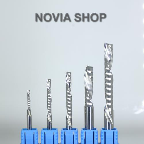 Jual Single Flute Down Endmill 1F Down Router Bit Tungsten Carbide MDF ...