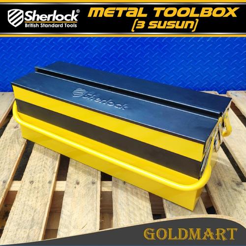 Jual Tool box 3 Susun Metal Toolbox 3 Layer Sherlock Daily Duty ...