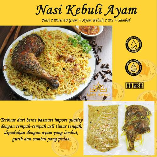 Jual Frozen Nasi Kebuli Ayam / Nasi Briyani / Nasi Mandhi / Ready To ...