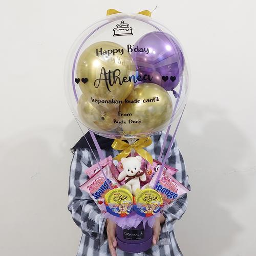 Jual Bucket Balon Snack Buket Wisuda Ulang Tahun (Snack 01) Small ...
