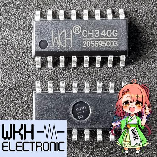 Jual IC CH340 CH340G SOP-16 USB Serial TTL UART RS232 Original Chip CH340 - Kota Surabaya - WKH ...