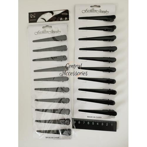 Jual JEPIT BEBEK HITAM BESI / JEPIT RAMBUT SALON - Hitam 6 cm - Jakarta ...
