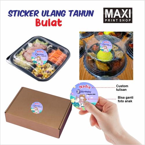 Jual Sticker ulang tahun anak perempuan custom - Kota Tangerang Selatan ...