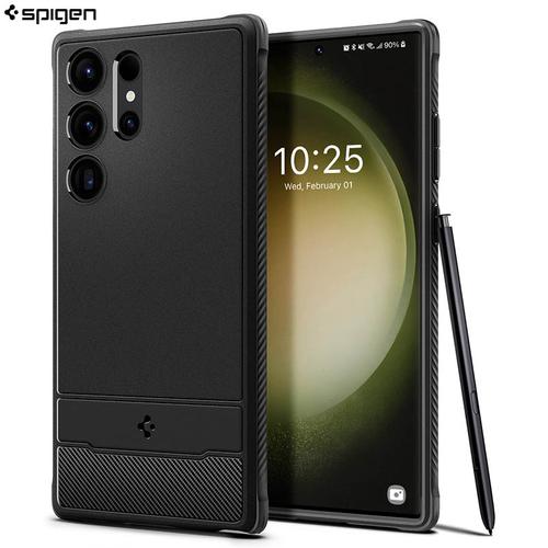 Promo Spigen Rugged Armor Case Samsung Galaxy S23 Ultra - Casing Black Soft - Kota Bandung ...