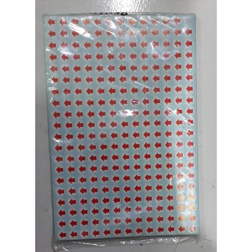 Jual Kertas tempelan sticker label baju pakaian kain sticker panah ...