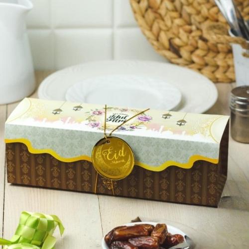 Jual Box Roll Cake Lebaran Kotak Kemasan Hampers Idul Fitri Dus ...