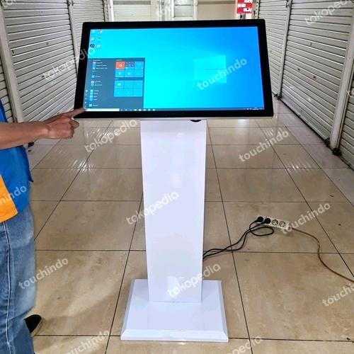 Promo Kiosk Informasi Touchscreen 21.5 inch Standing+Windows System ...