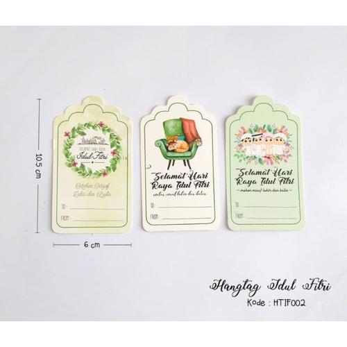 Jual hang tag asesoris hampers kartu ucapan parcel edisi idul fitri ...