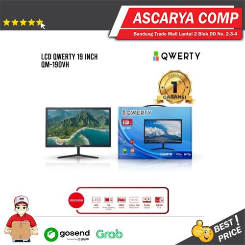 Jual Monitor QWERTY QM-190VH 19" LED IPS 75Hz 3ms Display - Kota ...