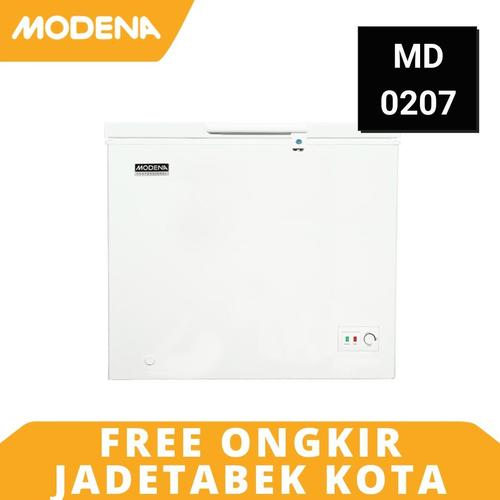 Jual CHEST FREEZER BOX MODENA MD 0207 FREEZER 1 PINTU KAPASITAS 205 ...