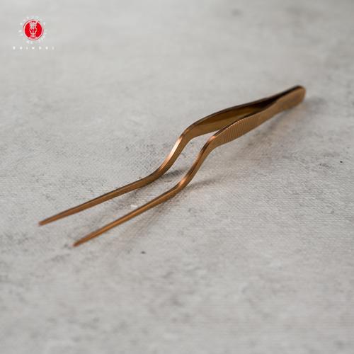 Jual Shinsei Offset Tweezer Copper 16cm Pinset Makanan Chef - Jakarta ...