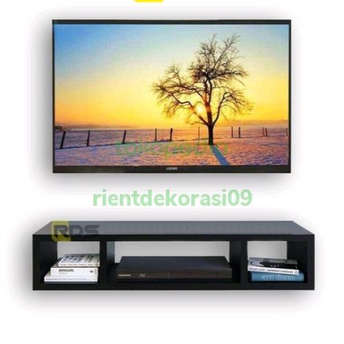Jual Rak Tv dinding minimalis/dekorasi ambalan dinding serbaguna ...