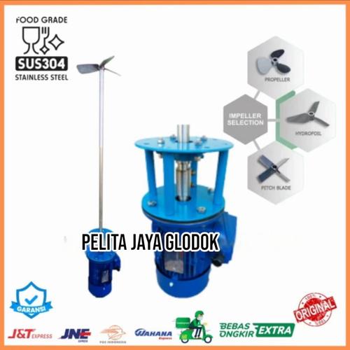 Jual Agitator Mixer Kimia SS304 1.1KW 1.5HP 2770RPM 3 Phase 2 Pole Direct - Jakarta Barat ...