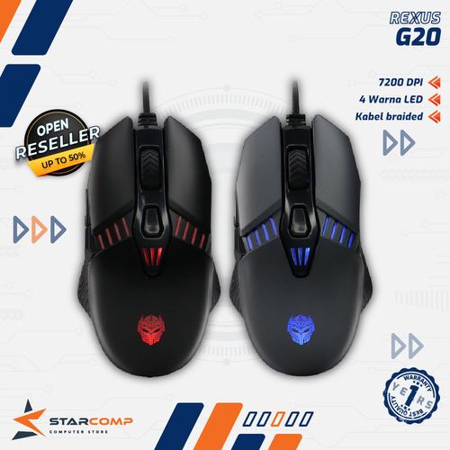 Jual Rexus G20 Xierra Wired Gaming Mouse - Hitam - Kab. Sleman ...
