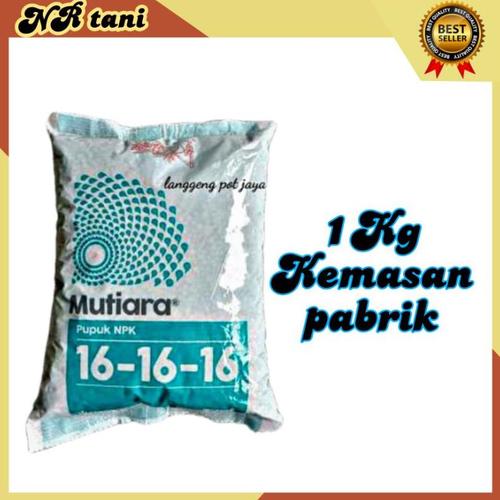 Jual PUPUK NPK MUTIARA 16-16-16/NPK MUTIARA 1KG/ NPK 1KG NPK PAK TANI ...