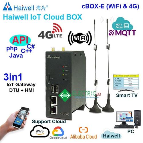 Jual Haiwell cBOX-E IoT Cloud BOX WIFI & 4G SIM CARD - Kab. Bekasi - Elektrik Otomasi 95 | Tokopedia